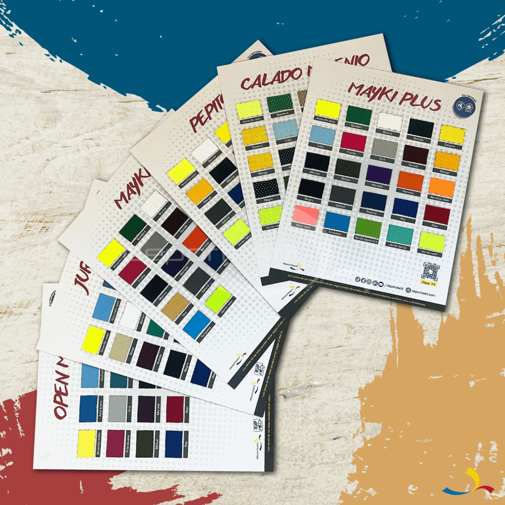 Muestrarios de Telas Sublimables - Deportextil