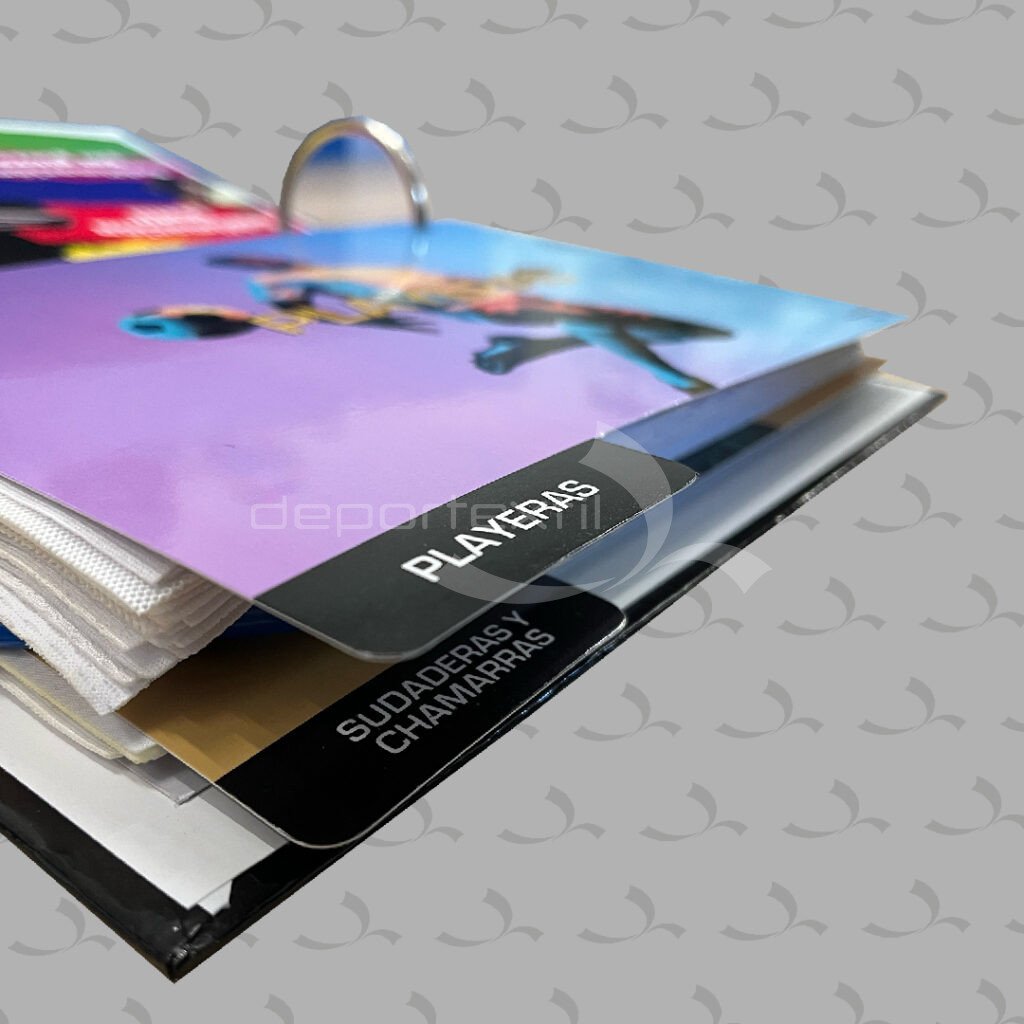 Muestrarios de Telas Sublimables - Deportextil