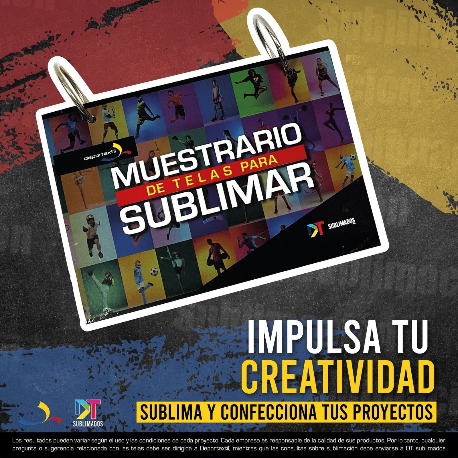 Muestrarios de Telas Sublimables - Deportextil