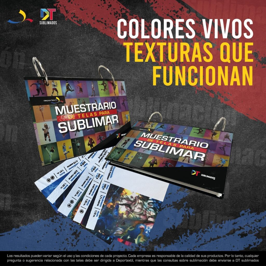 Muestrarios de Telas Sublimables - Deportextil