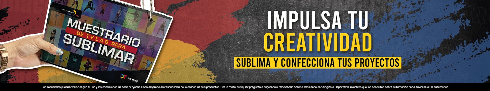 Muestrarios de Telas Sublimables - Deportextil